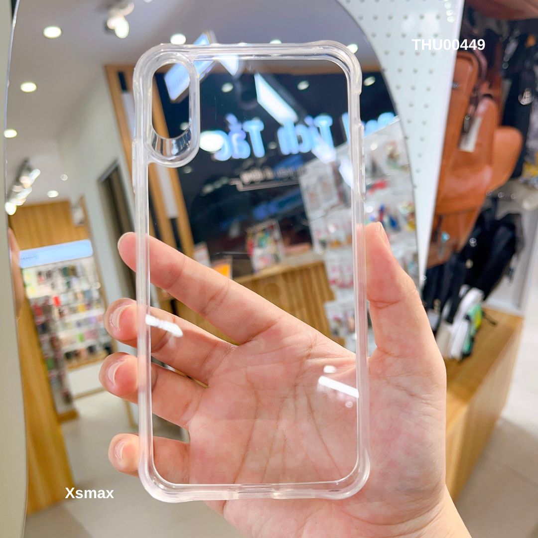 **Ốp IP Xs Max Space lưng cứng trong nút bạc
