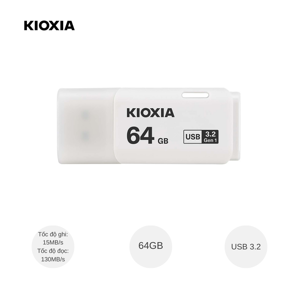 **USB Toshiba/Kioxia 64G 3.2