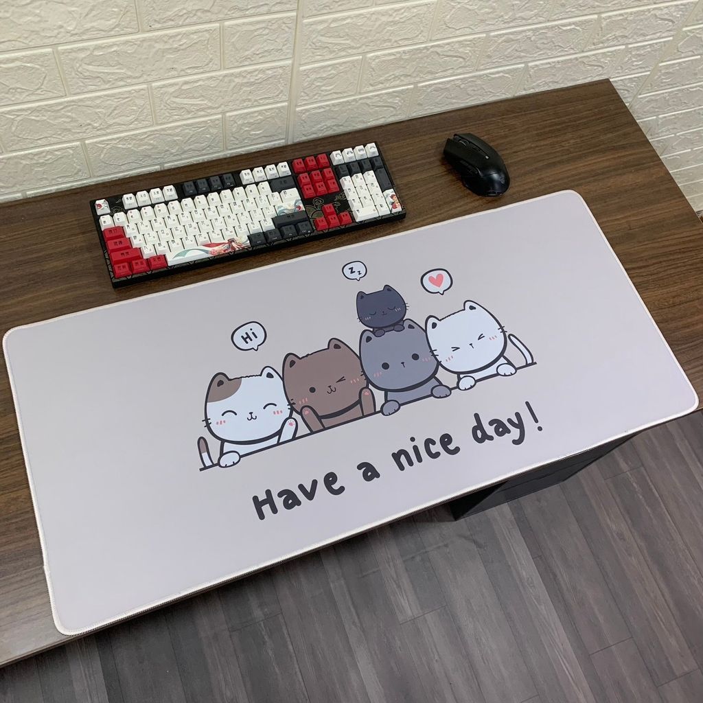 Lót chuột dài 90x40x0,3 nhiều hình