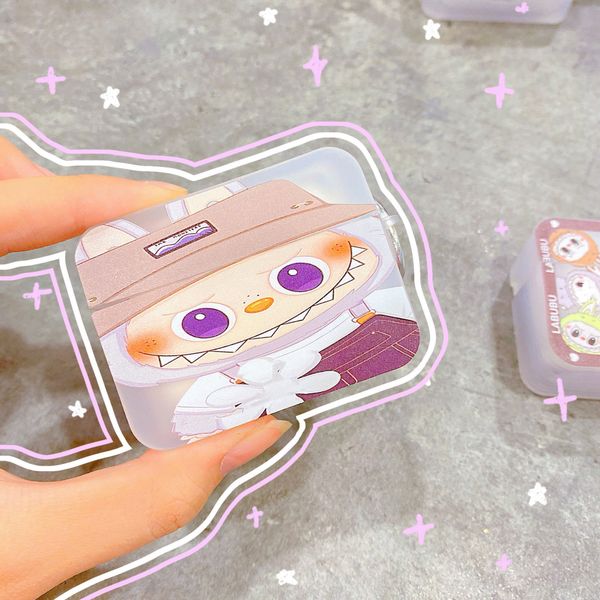 ** Case Airpods 3 dẻo Labubu đội mũ nâu