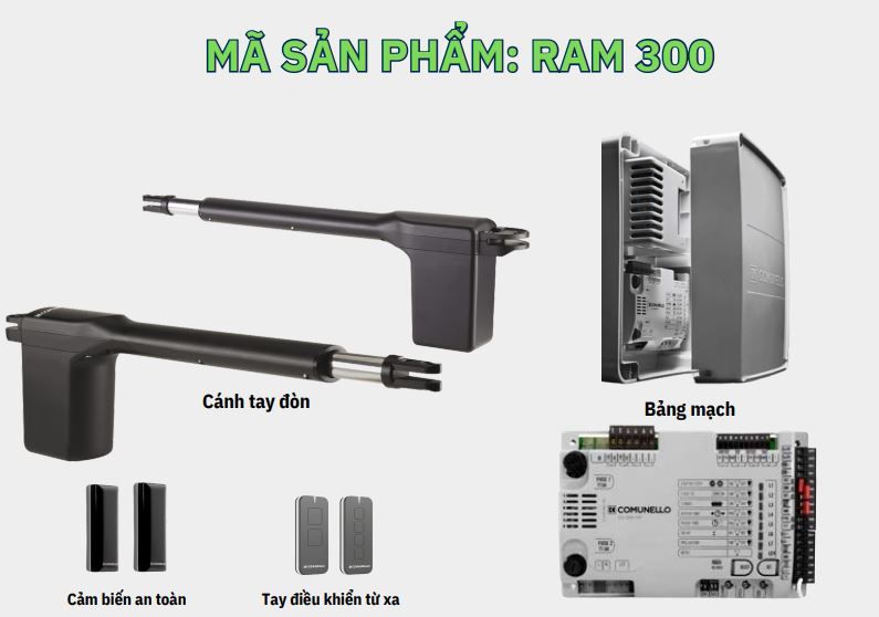 COMUNELLO RAM 300 – Công Ty Cổ phần phát triển thương mại và đầu tư Bắc Hải