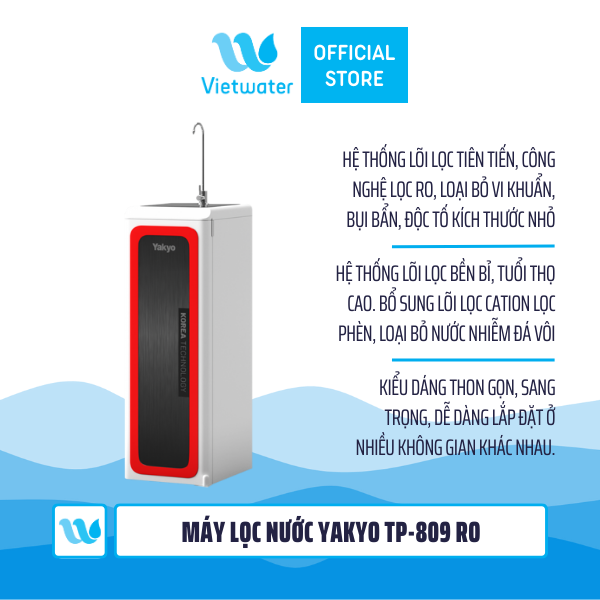Máy lọc nước Yakyo TP-809 RO – Thiết bị lọc Vietwater