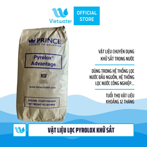Pyrolox – Vật liệu lọc khử sắt – Thiết bị lọc Vietwater