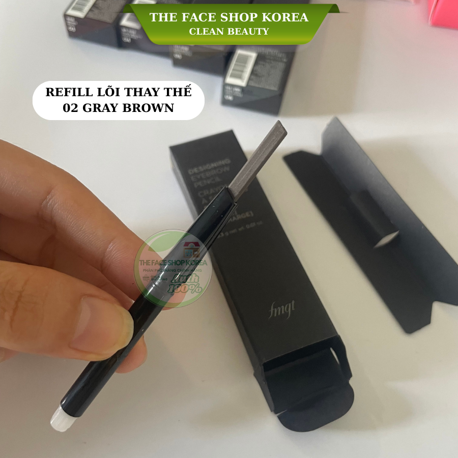 Chì kẻ mày hai đầu TheFaceShop Designing Eyebrow Pencil 0.3G – The Face Shop