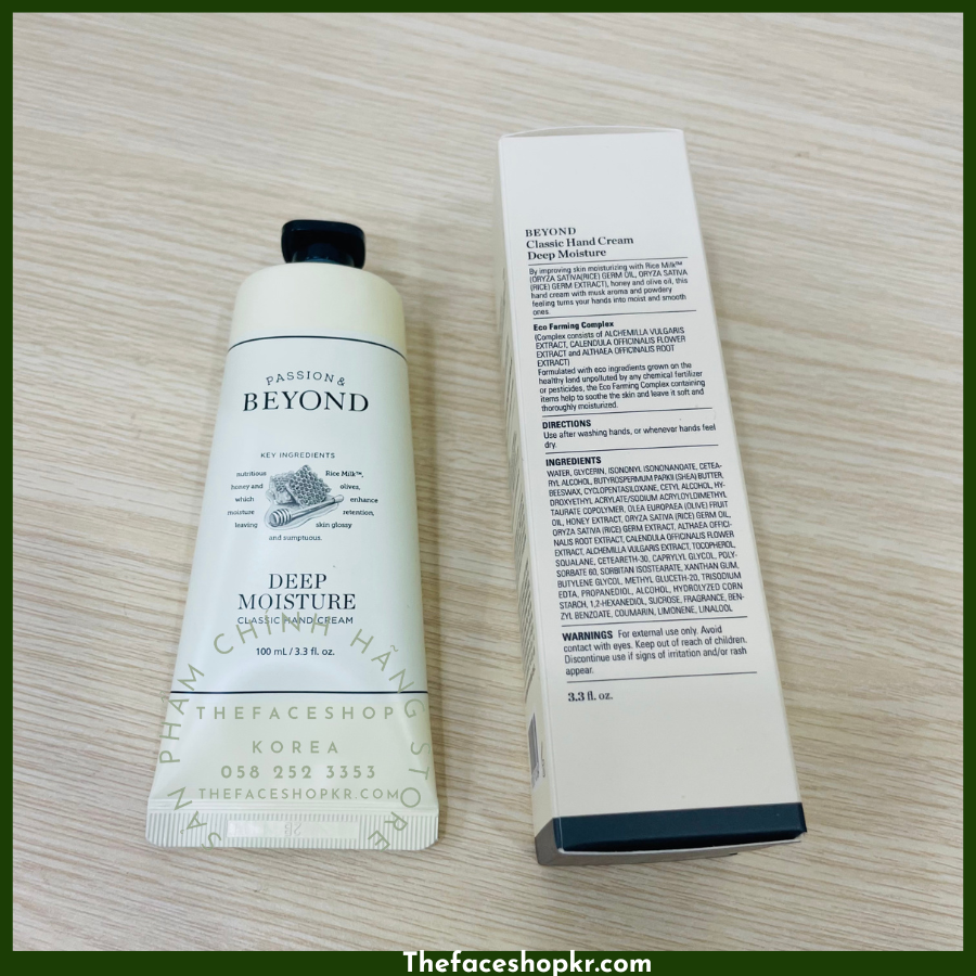 Kem Dưỡng Mềm Mại Da Tay BEYOND DEEP MOISTURE CLASSIC HAND CREAM 100ML ...