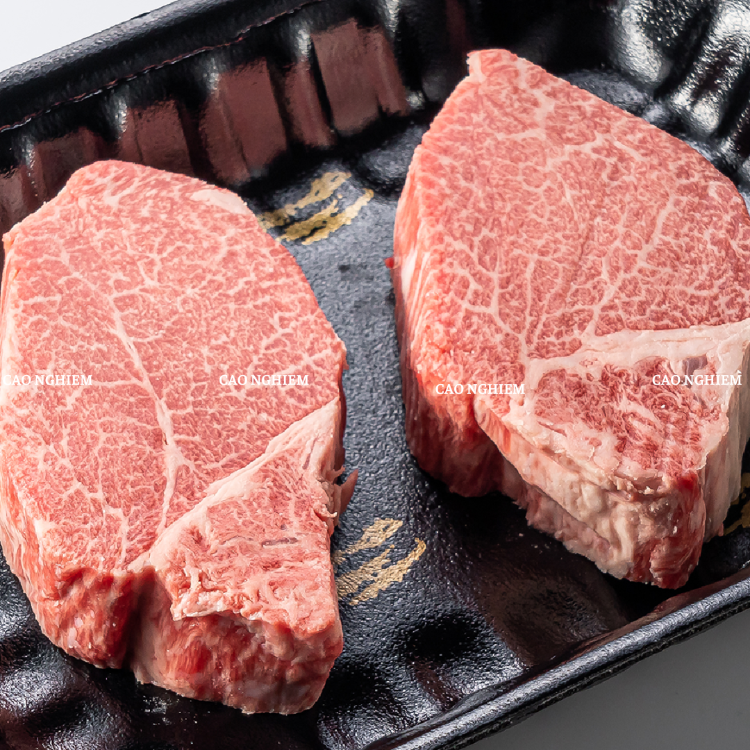 Thăn nội thịt bò Wagyu Nhật A5 MB12 Miyazaki – Cao Nghiêm Foods