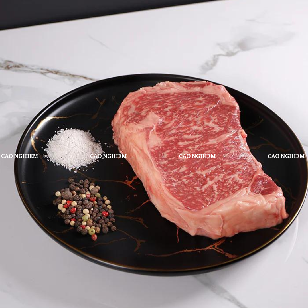 Striploin (Thăn ngoại) bò Wagyu Úc MS9+ Blackmore – Cao Nghiêm Foods