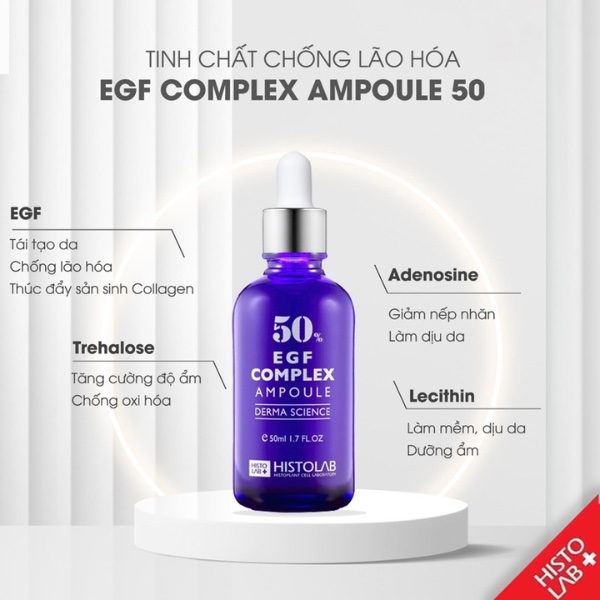 Tinh chất chứa 50% phức hợp EGF Tinh chất Histolab 50% EGF Complex Amp – KIM MAMA