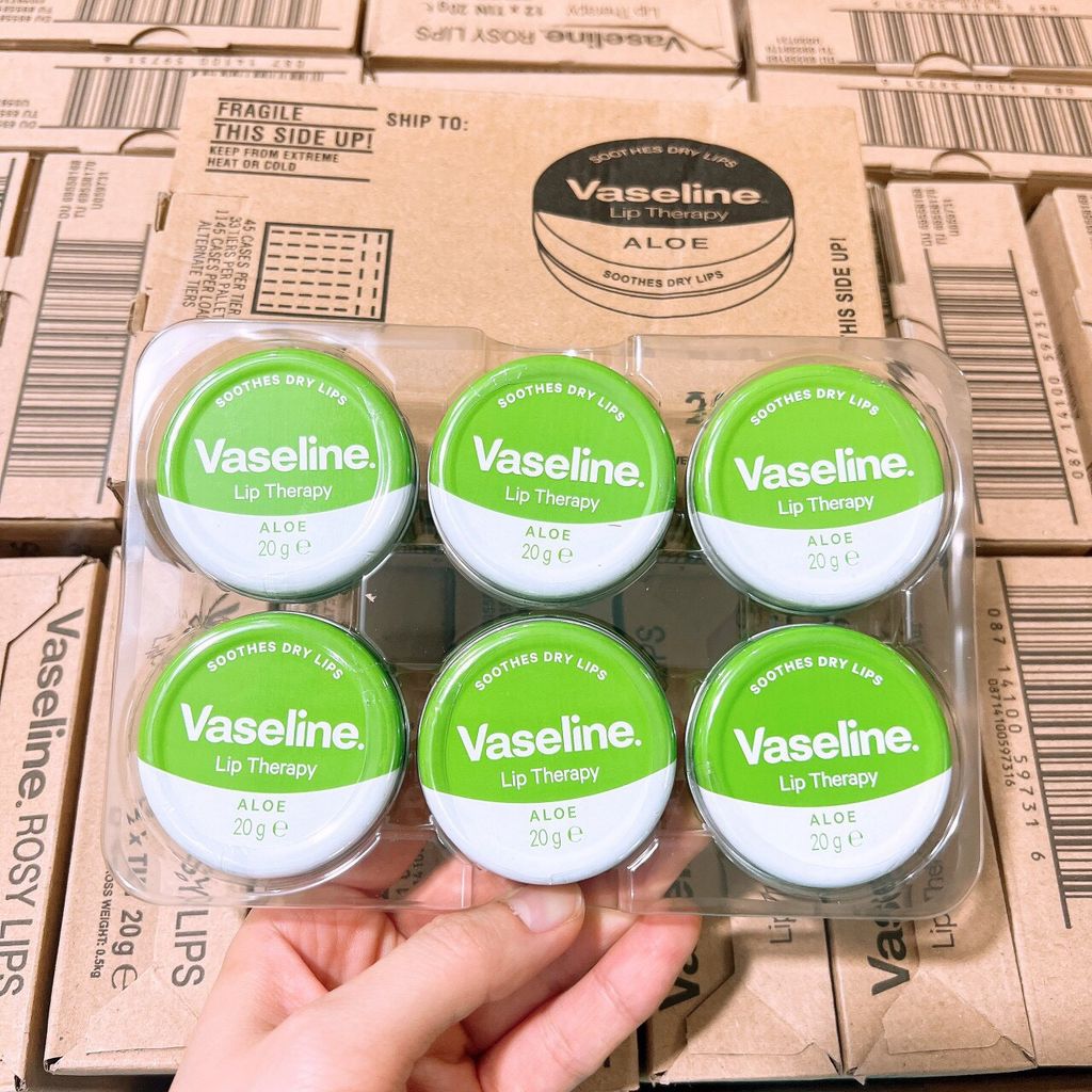 Sáp Dưỡng Môi Hộp Thiếc Vaseline Lip Therapy 20g - 4 Màu – KIM MAMA