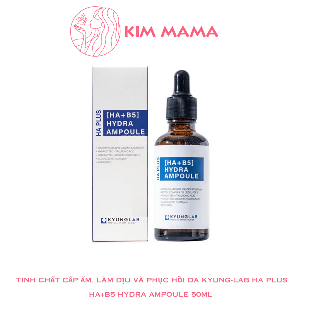 Serum căng bóng da đa tầng, cấp nước Kyung-Lab HA Plus HA+B5 Hydra Amp – KIM MAMA
