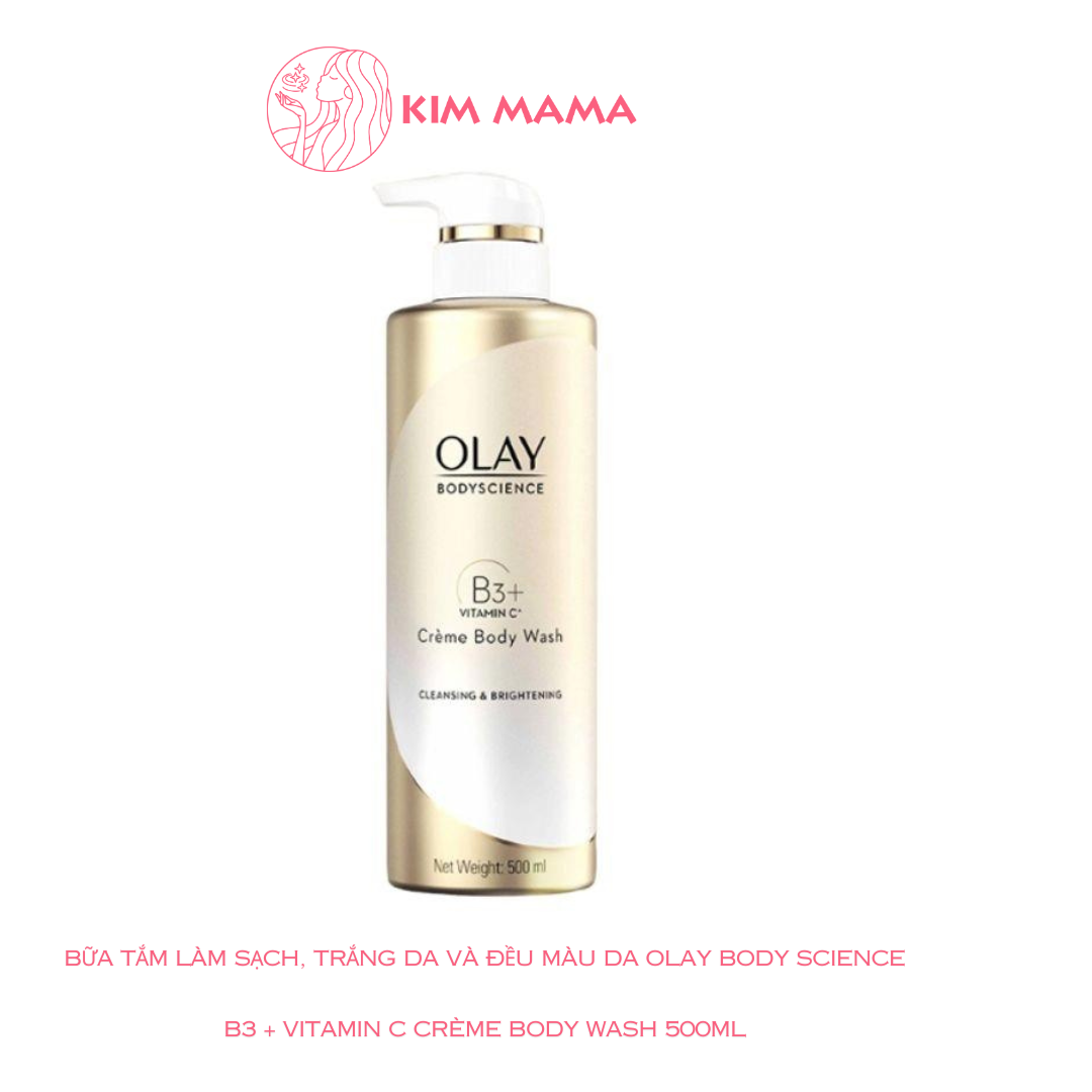 Sữa Tắm Dưỡng Trắng Da OLAY B3 + Vitamin C Body Wash 500g – KIM MAMA