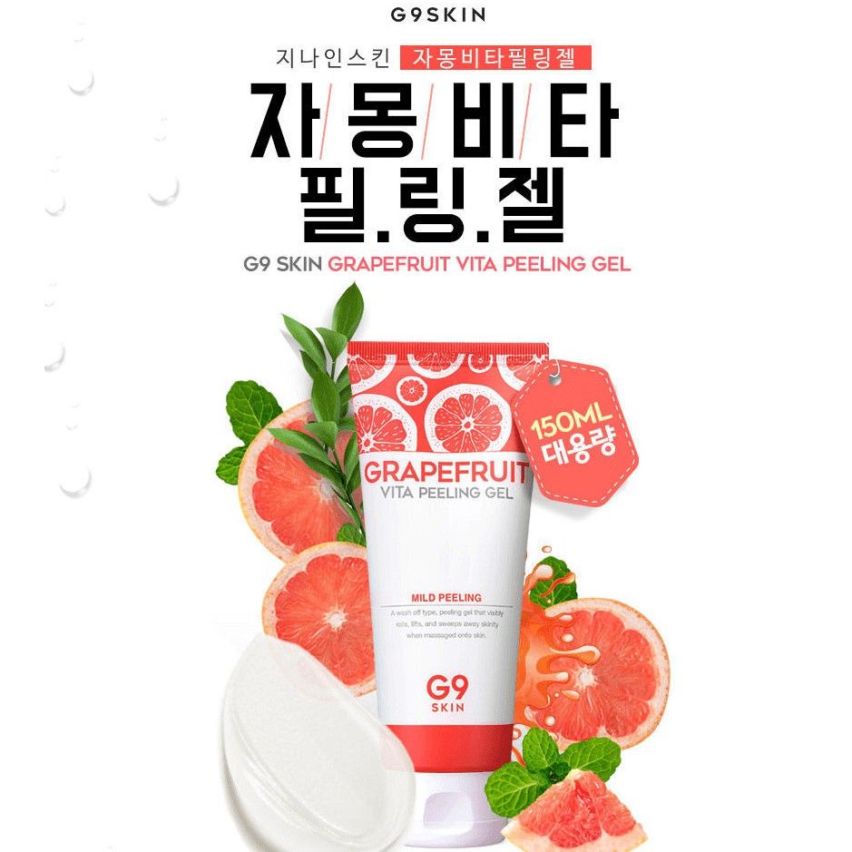 Gel Tẩy Tế Bào Chết Cho Mặt Và Body G9-Skin GrapeFruit Vita Peeling Ge ...