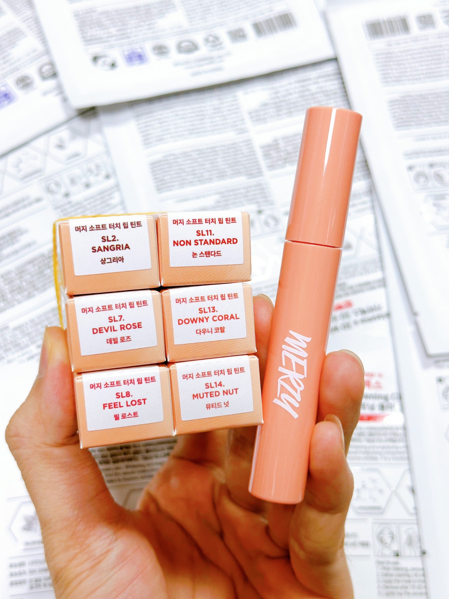 Son merzy cam Siêu Mịn Môi Merzy Soft Touch Lip Tint Season 3 - 6 màu ...