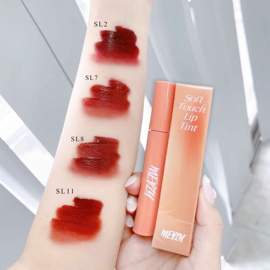 Son merzy cam Siêu Mịn Môi Merzy Soft Touch Lip Tint Season 3 - 6 màu ...