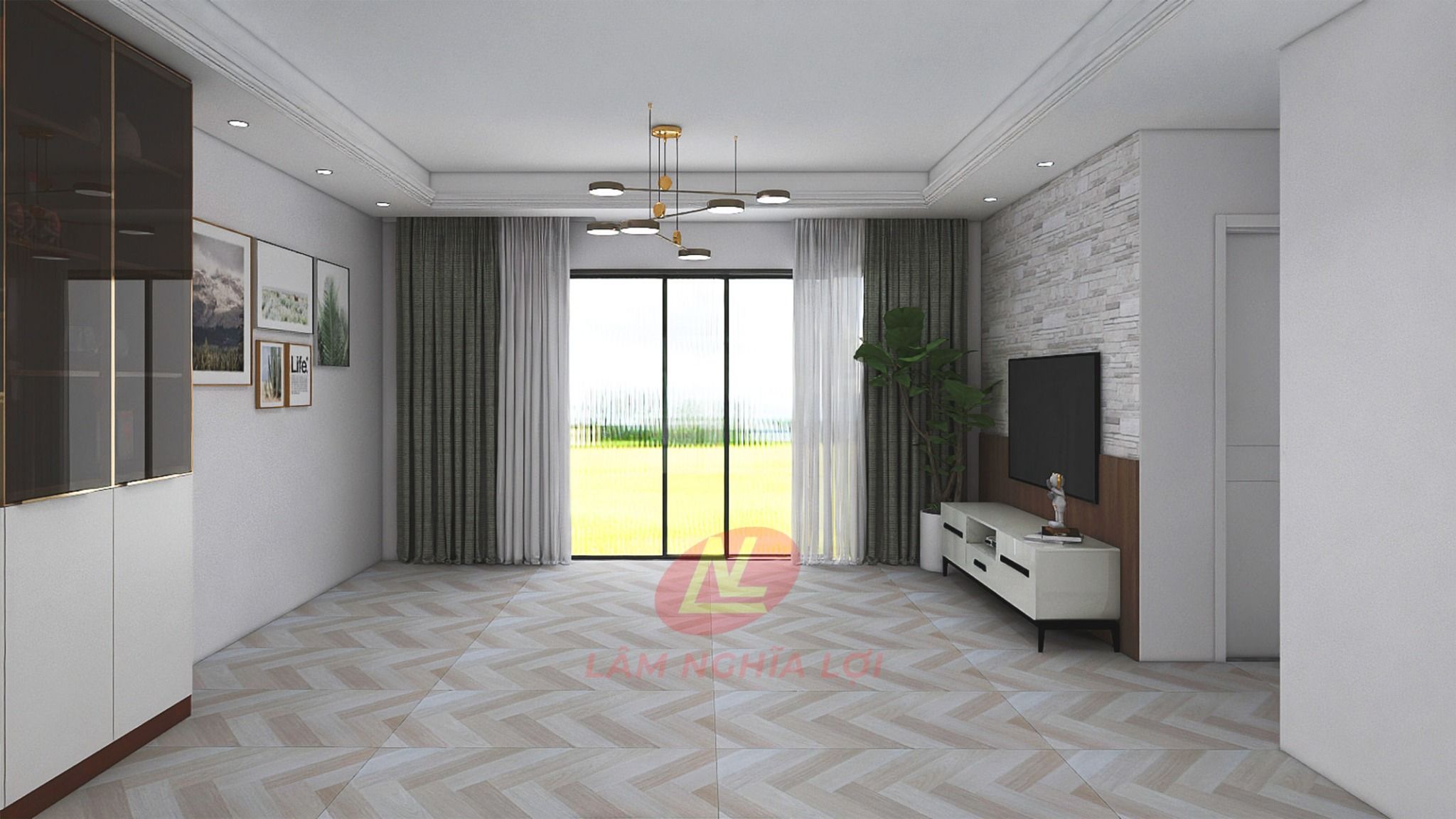 Gạch ốp lát đá mờ giả gỗ nâu xám DNDF-F-ZM-J- 60x120 – Trang trí nội ...