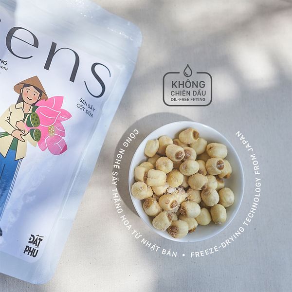 [Phú Yên] SENS - Sen Sấy Thăng Hoa, vị Cốt Dừa (Túi 50g) – Cộng đồng ...