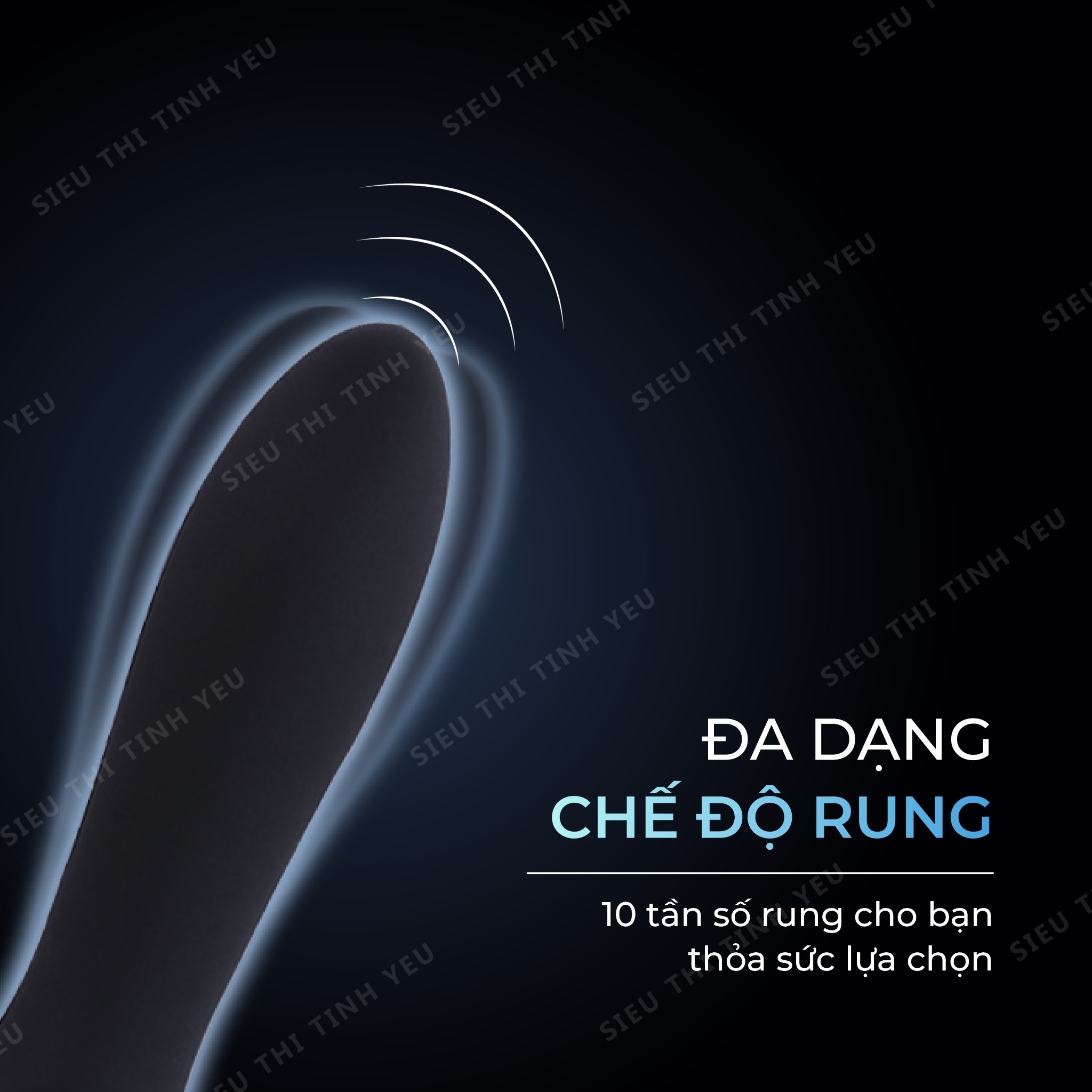 Trứng rung hậu môn Yeain Fantasy Pull Plug 10 chế độ rung dùng pin