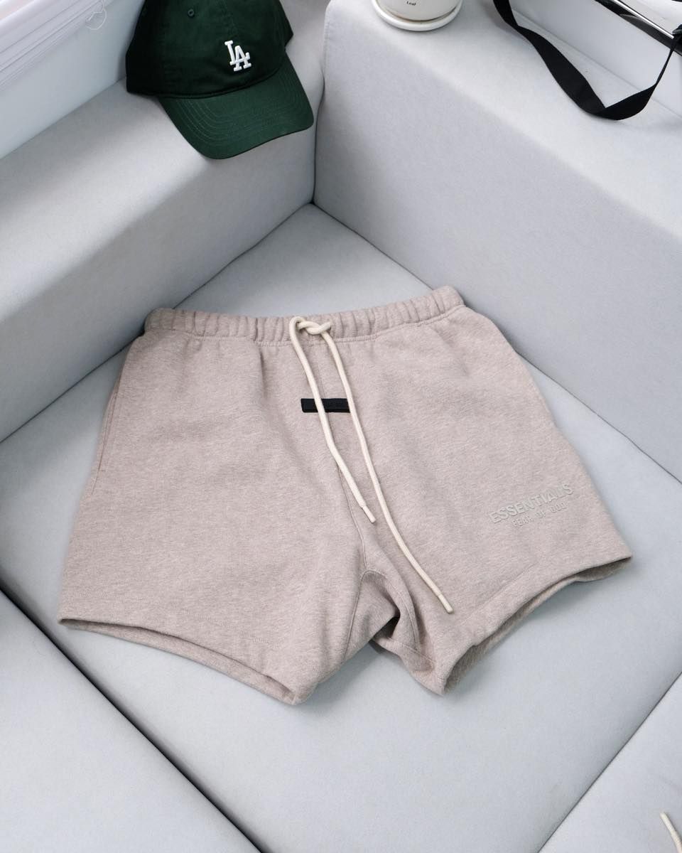 Quần Shorts Fear Of God Essentials Core Heather SS24 Hàng Chính Hãng ...