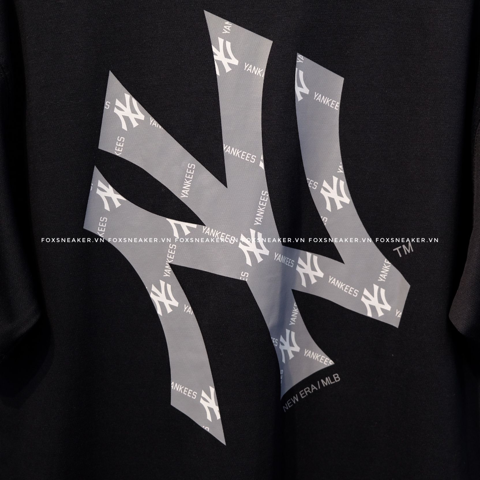 Áo Thun New Era New York Yankees Mono Logo Đen | 13520207 - Fox Sneaker ...