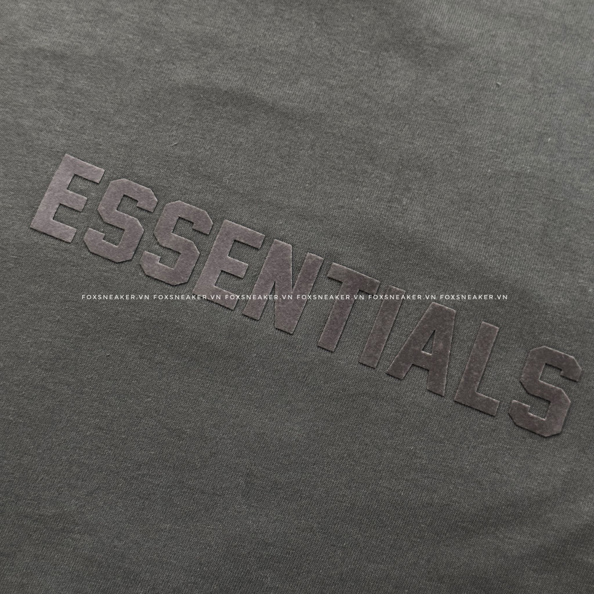 Áo Thun Fear Of God Essentials Off Black 2023 - Fox Sneaker - Chuyên ...