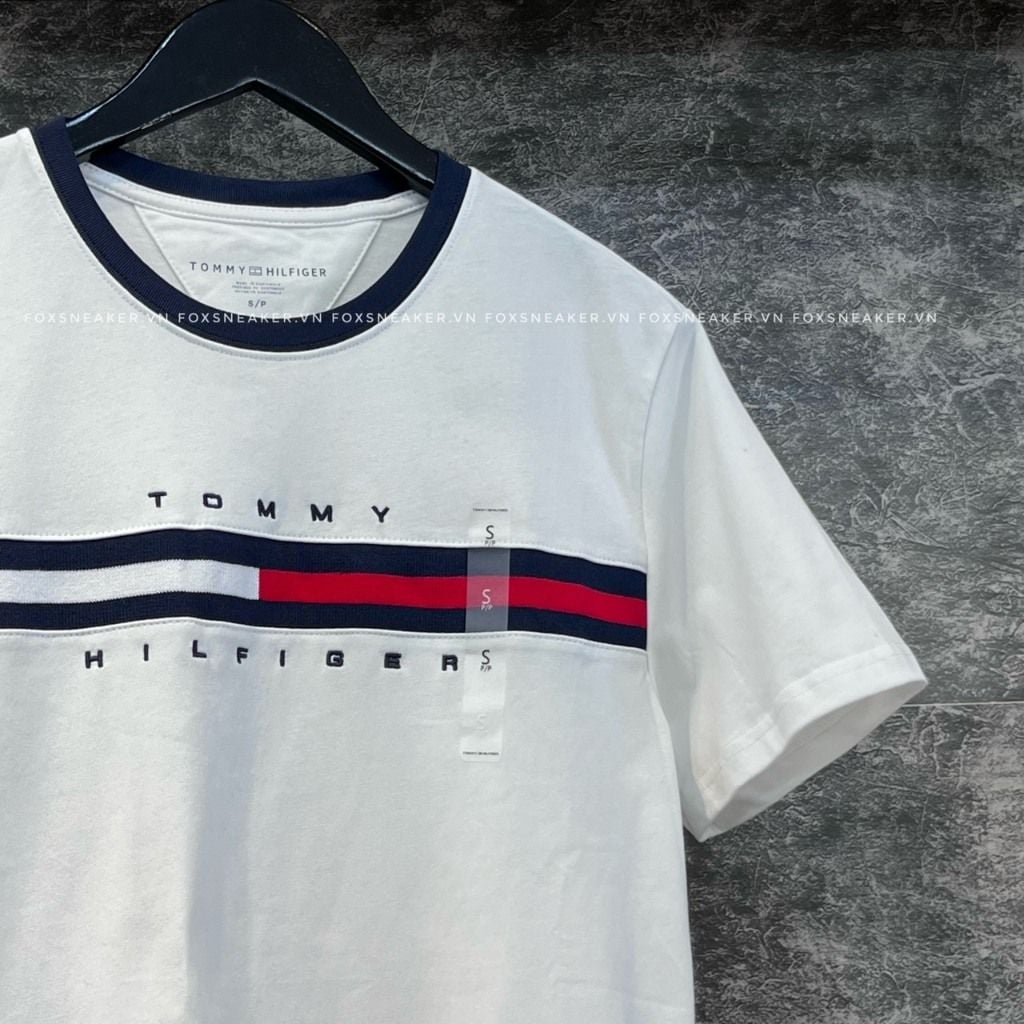 Áo Thun Tommy Hilfiger Herren Tino White | 7849807 100 - Fox Sneaker ...