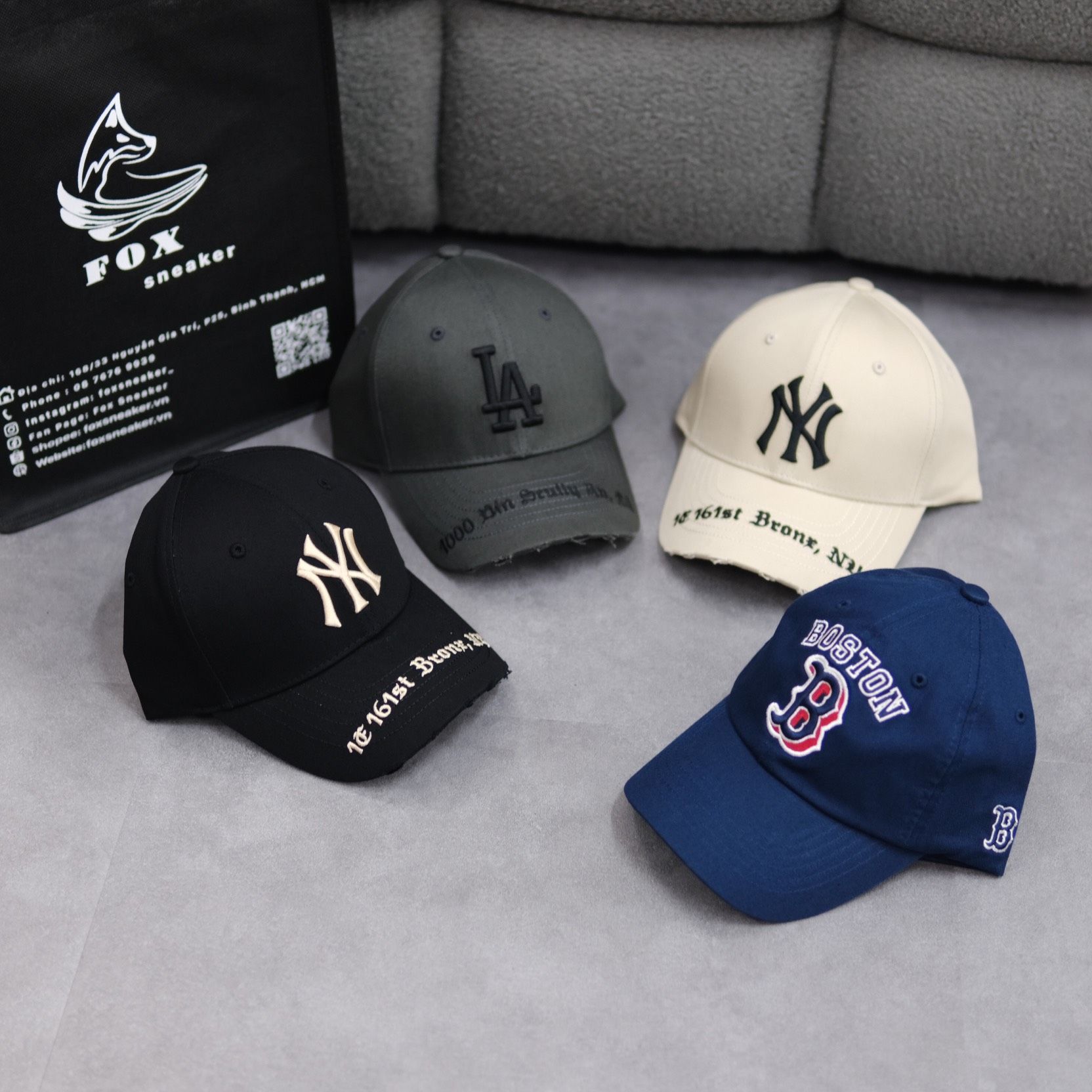 Mũ Nón MLB Gothic Address Structure New York Yankees Begie [3ACPKP02N ...
