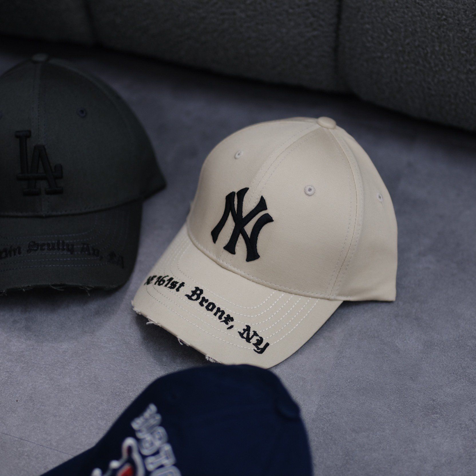 Mũ Nón MLB Gothic Address Structure New York Yankees Begie [3ACPKP02N ...
