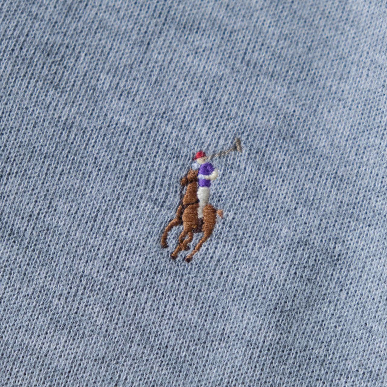 Half Zip Ralph Xám Logo Nâu Tím Hàng Chính Hãng SP018779| Fox Sneaker ...