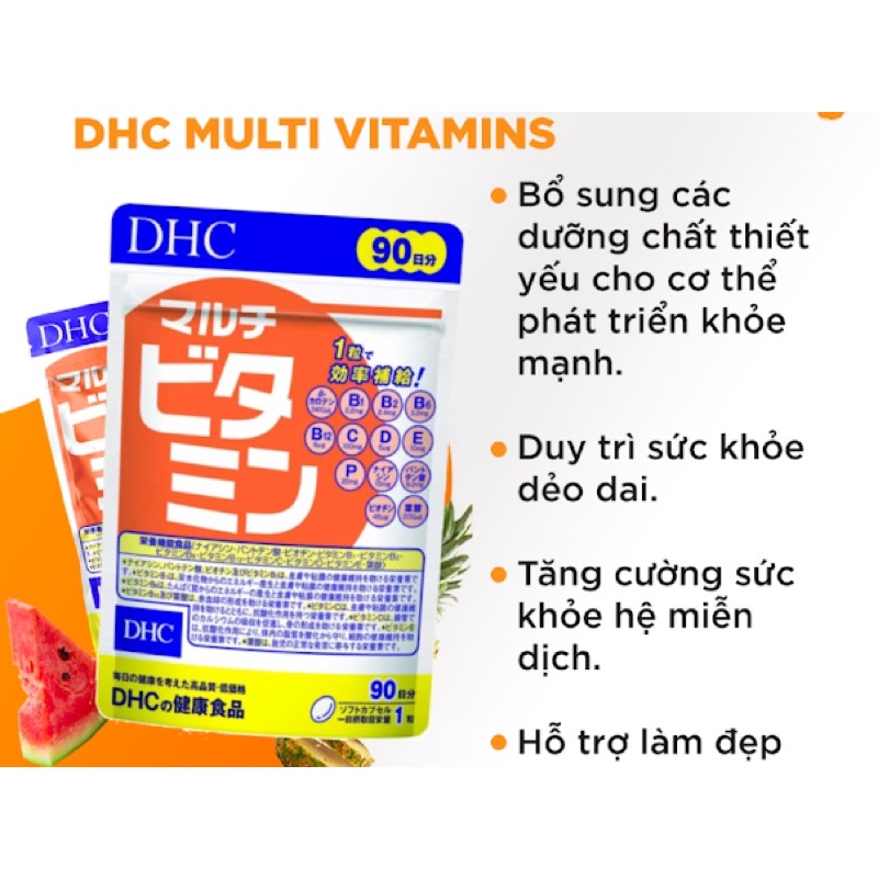 Viên Uống Vitamin Dinh Dưỡng Toàn Diện DHC Multi Vitamin Tổng Hợp ...