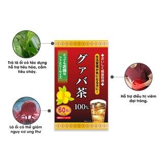 Trà Lá Ổi Yuwa 100% Lá Ổi Guava Tea Thanh Nhiệt Giảm Cân Nhật BảnTrà Lá Ổi Yuwa 100% Lá Ổi Guava ...