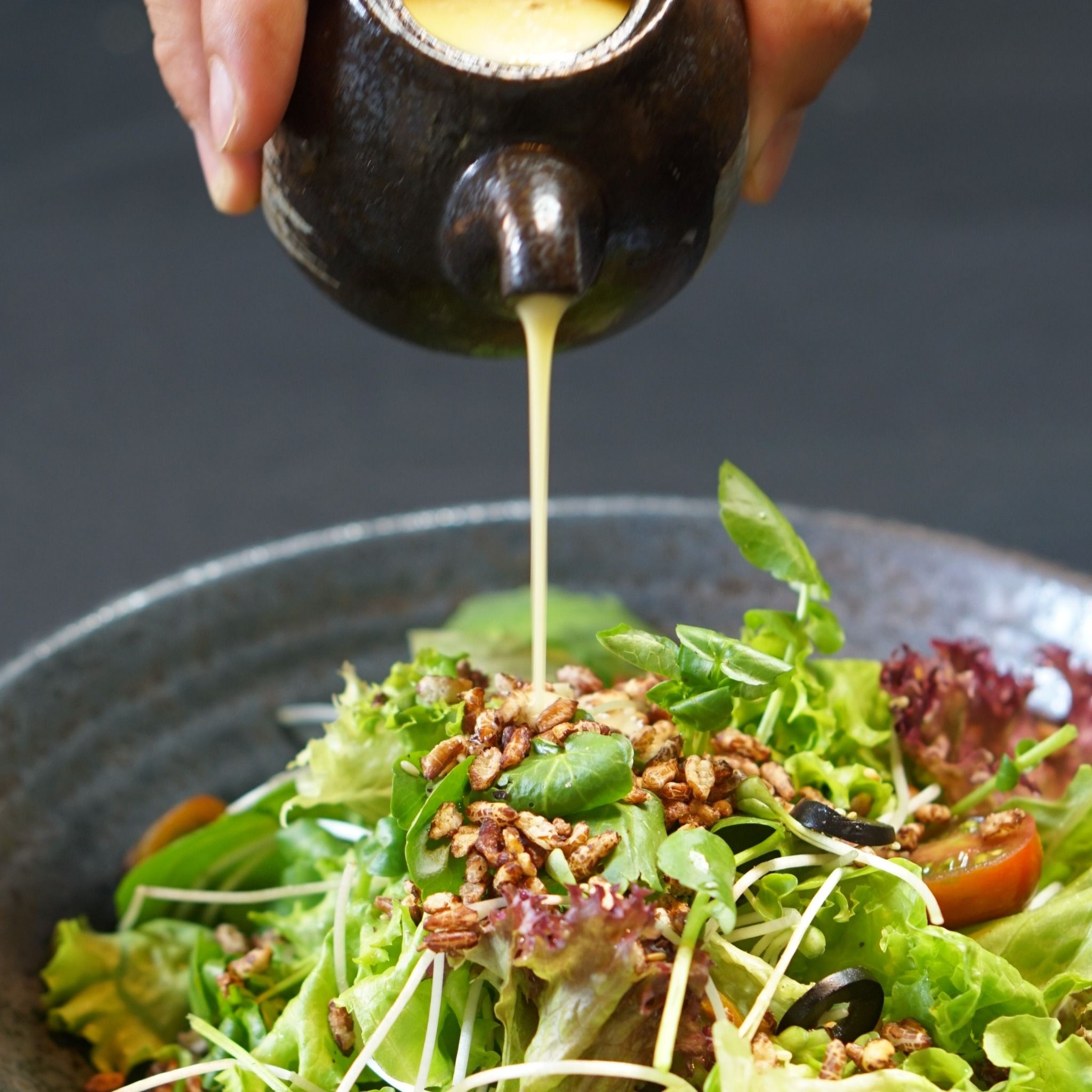 Salát 4 mùa gạo lứt – Lạt Chay Vegan Bistro