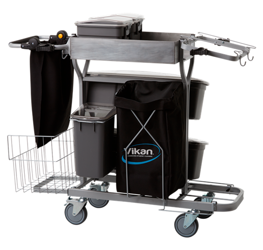 Compact Cleaning Trolley Plus, 60 cm, Grey – Green Kites Vietnam