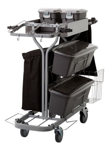 Compact Cleaning Trolley Plus, 60 cm, Grey – Green Kites Vietnam