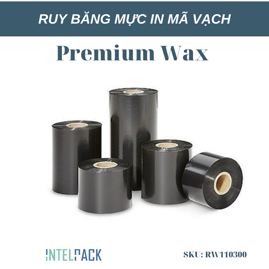 Ruy băng Mực in Mã vạch Premium Wax – INTELPACK