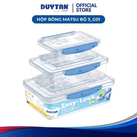 Hộp Quai Bộ 3 Nhựa Duy Tân