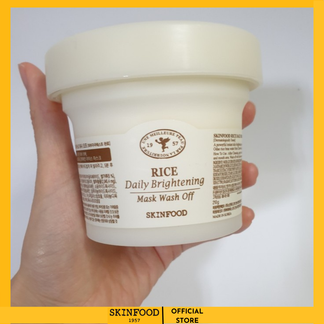 Mặt Nạ Gạo Làm Sáng Da Skinfood Rice Brightening Mask Wash Off 210G ...