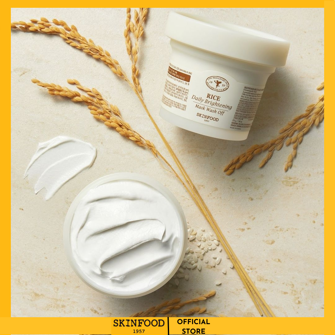 Mặt Nạ Gạo Làm Sáng Da Skinfood Rice Brightening Mask Wash Off 210G ...
