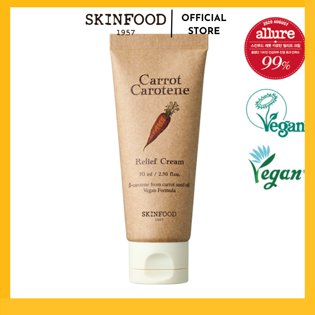 Kem dưỡng ẩm làm dịu da SKINFOOD chiết xuất cà rốt thuần chay 70ml – The Skin Food