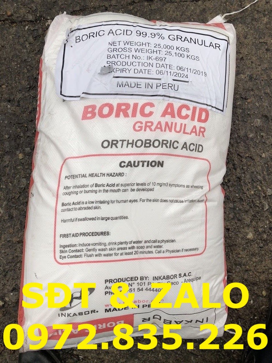 Mua bán Acid Boric - H3BO3 - Axit Boric - Boric 99% – KDCCHEMICAL
