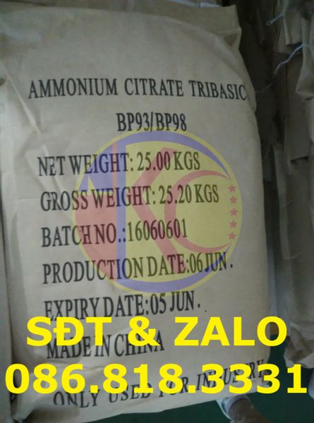 Ammonium Citrate - Amoni Citrat - C6H11NO7 – KDCCHEMICAL