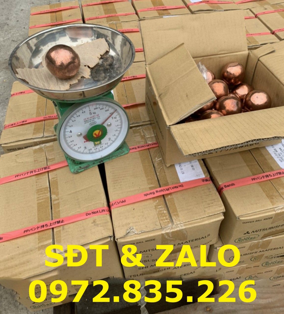 Đồng Bi - Đồng Đỏ - Copper Ball Anode (MITSUBISHI) – KDCCHEMICAL