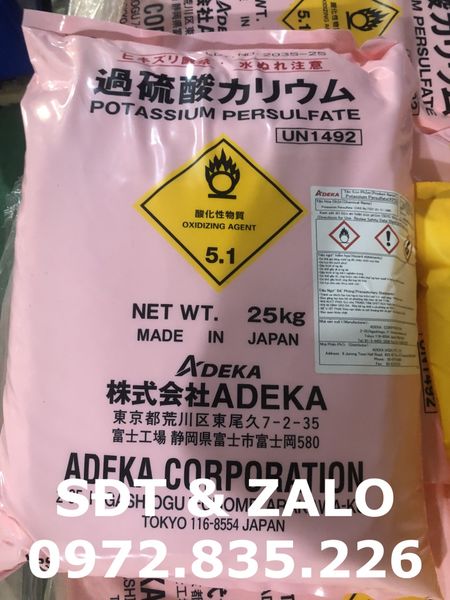 Potassium Persulfate (KPS) - Kali Persunfat - K2S2O8 ADEKA – KDCCHEMICAL