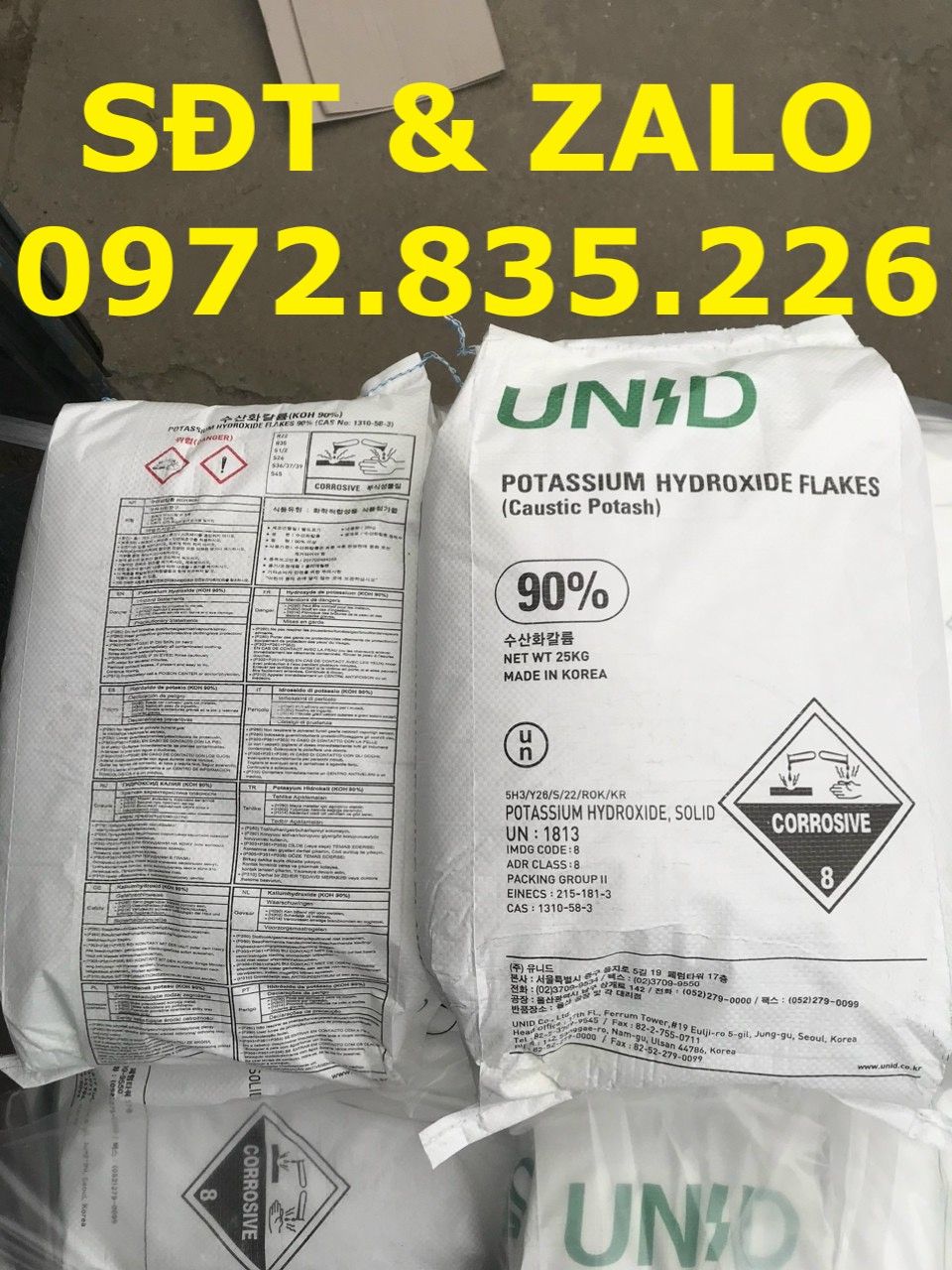 Potassium Hydroxide Flakes - Kali Hydroxide - KOH UNID KOREA – KDCCHEMICAL Potassium Hydroxide Flakes - Kali Hydroxide - KOH UNID KOREA – KDCCHEMICAL