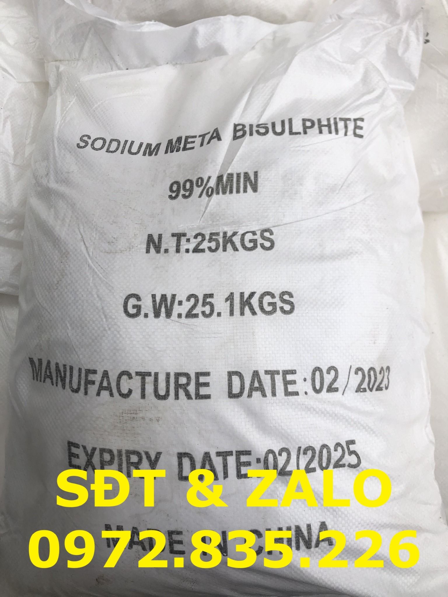 Sodium Metabisulfite - Natri Metabisulfit - Na2S2O5 – KDCCHEMICAL