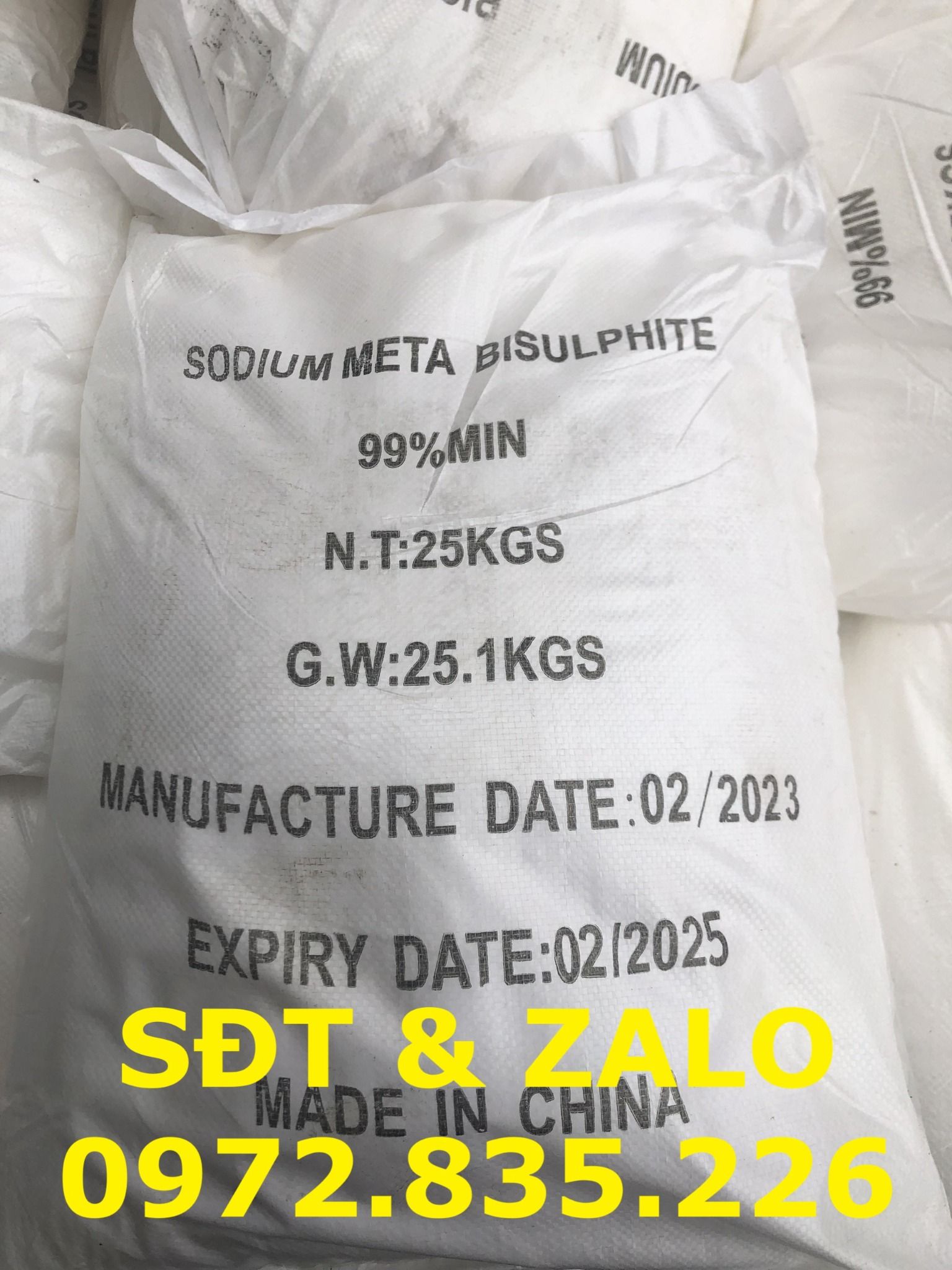 Sodium Metabisulfite - Natri Metabisulfit - Na2S2O5 – KDCCHEMICAL