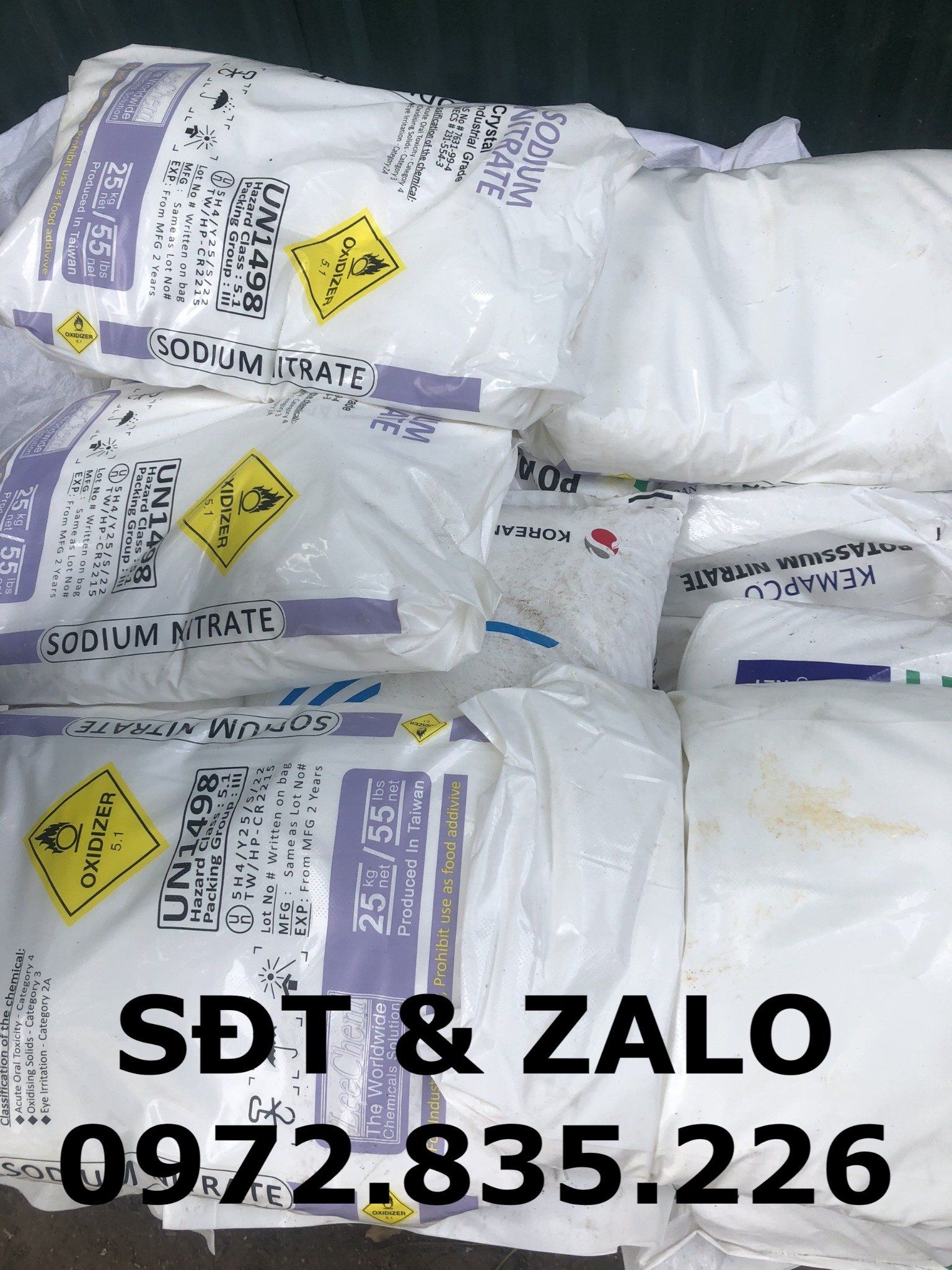 Sodium Nitrate - Natri Nitrat - NaNO3 Đài Loan – KDCCHEMICAL