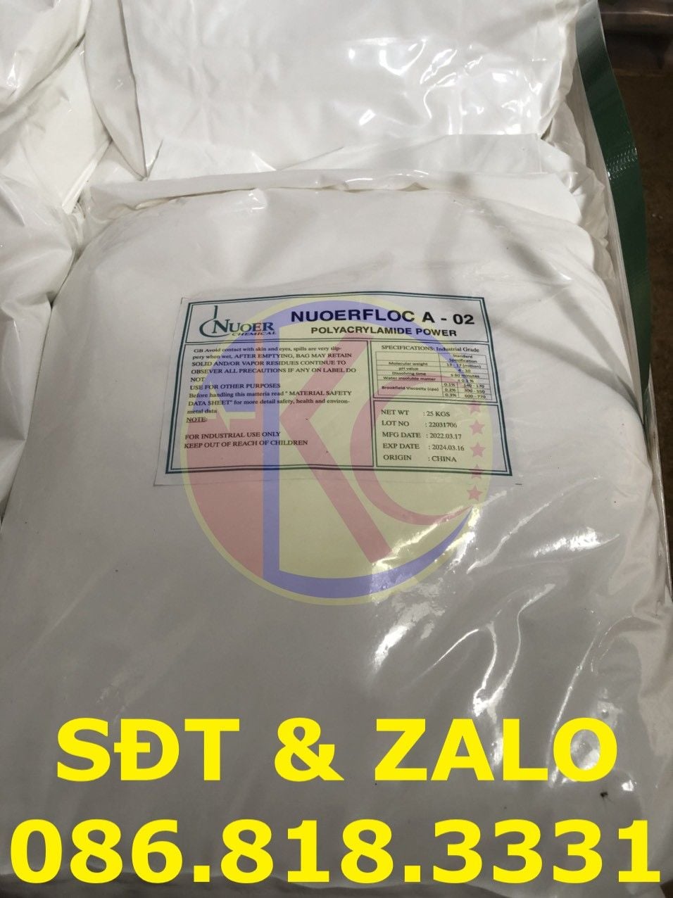 Nuoerfloc A-02 Polyacrylamide Powder – KDCCHEMICAL