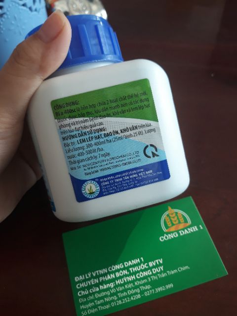 Thuốc trừ bệnh BI.A 400SC- Vtnn Công Danh 1 – Vật tư nông nghiệp Công ...