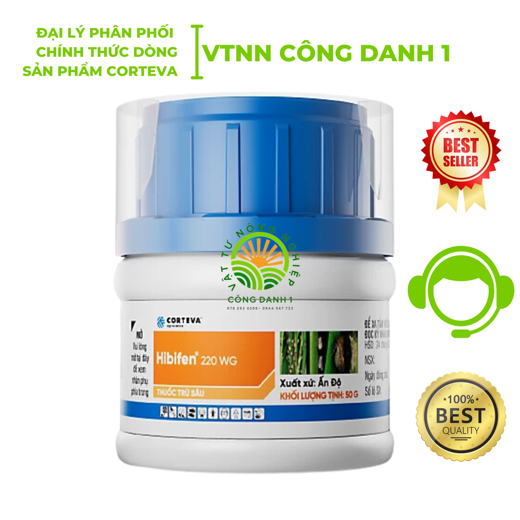 HibiFen Thuốc đặc trị rầy nâu, bọ trĩ, rệp sáp, sâu vẽ bùa, dòi đục l ...