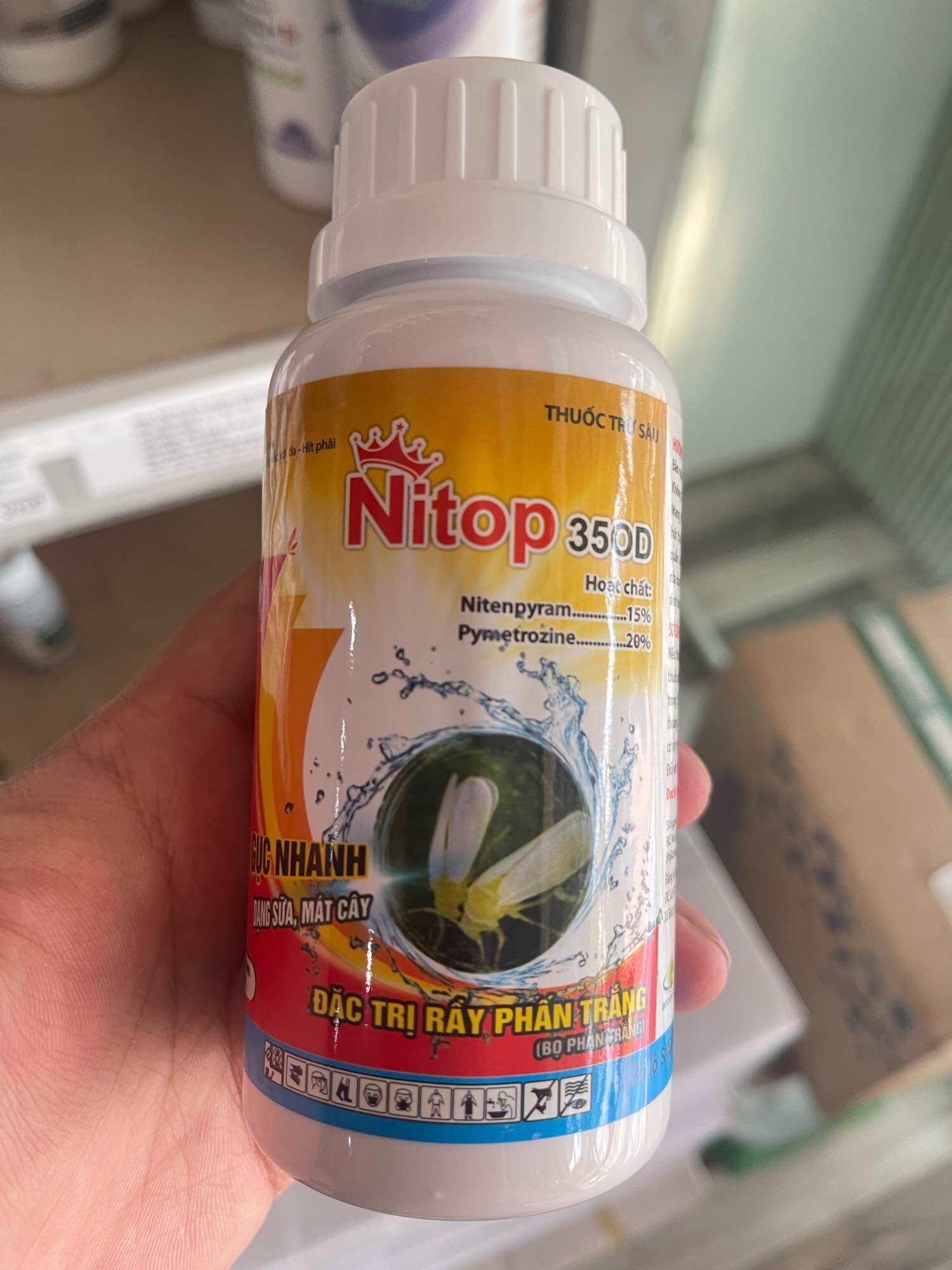 Nitop 350 Od quản lý rầy phấn trắng , rầy xanh , rầy nâu cho cây trồng ...